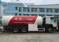 China SINOTRUK HOWO 24m3 Bulk LPG Tank Trailer For Dispensing Cooking Gas for sale