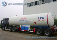 China 40500L 17T LPG Semi Trailer Cooking Gas 2 Axle LPG Tank Container for sale