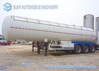 China 56000 L 12 Wheel LPG Tank Trailer Three Axle Trailer With Air Suspension for sale