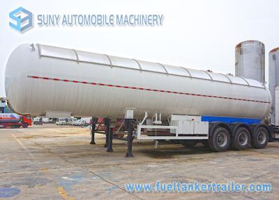 China 56000 L 12 Wheel LPG Tank Trailer Three Axle Trailer With Air Suspension for sale