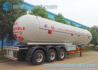 China 59520L 25T 3 Axles Semi Tanker Trailers 12 Wheels LPG Gas Tanker for sale