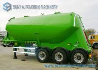 China 30 m3 Conoid Dry Bulk Tanker Trailer 3 Axles Aluminum Cement Semi Trailer for sale
