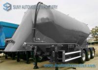 China 3 Axle Conoid Dry Bulk Tanker Trailer 32 Cubic Meter High Performance for sale