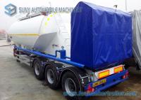 China Big Capacity 40 M3 Dry Bulk Tanker Trailer 3 Axle Container Semi Trailer for sale
