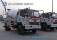 China White 4 M3 Sinotruk King Brand 6 Wheeler Mini Mixer Truck 250 Litres for sale