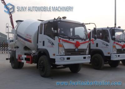 China White 4 M3 Sinotruk King Brand 6 Wheeler Mini Mixer Truck 250 Litres for sale
