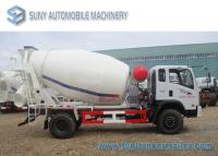 China White 4 M3 Sinotruk King Brand 6 Wheeler Mini Mixer Truck 250 Litres for sale