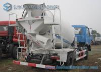 China Dongfeng 153 Blue Cab 6 Wheeler 6 M3 Concrete Mixer Truck Cummins Engine for sale