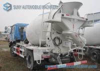 China Dongfeng 153 Blue Cab 6 Wheeler 6 M3 Concrete Mixer Truck Cummins Engine for sale