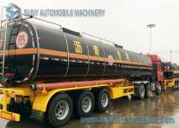 China Steam Heating 3 Axle Asphalt Tank Trailer 42000 L Bitumen Tanker for sale