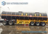 China Steam Heating 3 Axle Asphalt Tank Trailer 42000 L Bitumen Tanker for sale