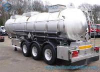 China Lifting Axle 6 Tires Oil Tank Trailer Aluminum chemical trailers 22000 Liters for sale