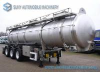 China Lifting Axle 6 Tires Oil Tank Trailer Aluminum chemical trailers 22000 Liters for sale