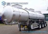China Lifting Axle 6 Tires Oil Tank Trailer Aluminum chemical trailers 22000 Liters for sale