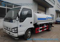 China ISUZU Sanitation Truck 4 X 2 2 Axles 4 m3 - 5 m3 130 hp Self-sucking centrifugal pump for sale
