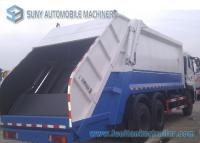 China Foton 3 Axles Compactor Garbage Trucks 6x4 Drive 16 m3 - 18m3 Capacity for sale