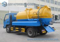 China JAC RHD LHD 6000L  Sewage Vacuum Truck With Pump 6000 L Water Tank Volume for sale