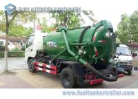 China Foton 8CBM 8000L 8M3 Vacuum Tank Truck Cummins 140hp , 4x2 Sewage Suction Truck for sale