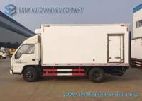 China Load 3 T - 5 T JMC 4x2 frozen food delivery truck ISUZU Engine Load 80 Kw / 108 Hp for sale