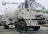 China Foton Rowor C1 Cab 4X2 Concrete Mixer Truck 180 Horsepower Transport Mixer 5 M3 Mixing Capacity for sale