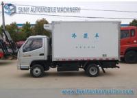 China CNG & Gasoline Refrigerated van Truck 78 HP / 88 HP 3 ton 4x2 for sale