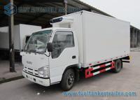 China 3 T ~ 5 T ISUZU 100p Refrigerator Van Truck ISUZU Engine 72 kw / 98 hp for sale