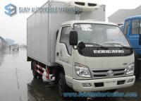 China Right Hand Drive Small 4 ton Refrigerator Van Truck FOTON - FORLAND 4x2 for sale