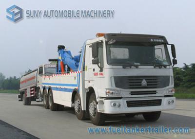 China 12 Wheeler HOWO Heavy Duty Wrecker With INT 60 Recovery Truck Body for sale