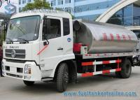 China Dongfeng 4 x 2 Asphalt Tanker Trailer 8000 L -10000 L Tianjin Cab for sale