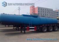 China Concentrated  Sulfuric Acid Tank Trailer 18000 L V Shape Chemical Tanker Trailer for sale