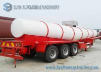 China V Shape Chemical Oil Tank Trailer 3 Axles 20000 L Acid Tank Semi Trailer for sale
