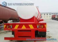 China V Shape Chemical Oil Tank Trailer 3 Axles 20000 L Acid Tank Semi Trailer for sale