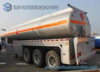 China SUS304 Chemical Liquid Oil Tank Trailer 35000L Alcohol Tanker 3 Axles for sale