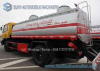 China 15000 L 4X2 Refuel Tanker Truck Oil Tank Trailer Mild Steel 190 hp Diesel for sale