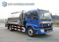 China 9000 L Asphalt distributor truck Asphalt Tanker Trailer 2 Axles 180hp 4500 mm Wheel base for sale