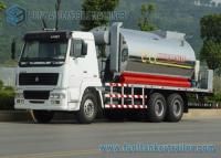 China Sinotruck Howo series 6X4 Asphalt Tanker Trailer 10000 L -11000 L 3 Axles 300Hp for sale