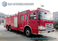 China 6X4 12000L Water Fire Fighting Trucks 360hp FAW Chassis Double Row Cabin for sale