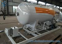 China 10M3 LPG Skid Filling Station 4.2T Lpg Skid Gas Tanker Double Nozzle Dispenser for sale