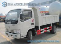 China Dongfeng 2 Axles Small Dump Garbage Trucks 4x2 Drive 5 ton - 6 ton capacity for sale