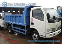 China Dongfeng 2 Axles Small Dump Garbage Trucks 4x2 Drive 5 ton - 6 ton capacity for sale