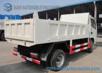 China Dongfeng 2 Axles Small Dump Garbage Trucks 4x2 Drive 5 ton - 6 ton capacity for sale