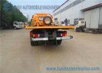 China Yellow Forland Times 5T flatbed tow truck 3 Seats 1 Sleeper Left Hand Drive for sale