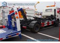 China FAW  115 Hp Engine Wrecker Tow Truck , Flatbed Wrecker Full Landing 5000 KG for sale