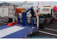 China FAW  115 Hp Engine Wrecker Tow Truck , Flatbed Wrecker Full Landing 5000 KG for sale