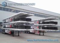 China 45 Feet Container Flatbed Semi Trailer , Capacity 40 T 45 Ton Trailer for sale