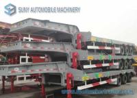 China 3 Axles Heavy Duty Container Flatbed Semi Trailer Length 13 m for sale