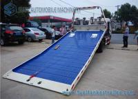 China Green Platform DFAC Duolika 5000 KG Flatbed Tow Truck EQ1081 , White Cab for sale