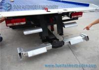 China Green Platform DFAC Duolika 5000 KG Flatbed Tow Truck EQ1081 , White Cab for sale
