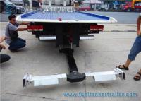 China Green Platform DFAC Duolika 5000 KG Flatbed Tow Truck EQ1081 , White Cab for sale