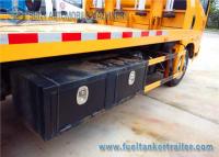 China Sino HOWO Yellow 4 Ton Platform Right Hand Drive truck / Car Carrier Euro 4 Single Cab for sale